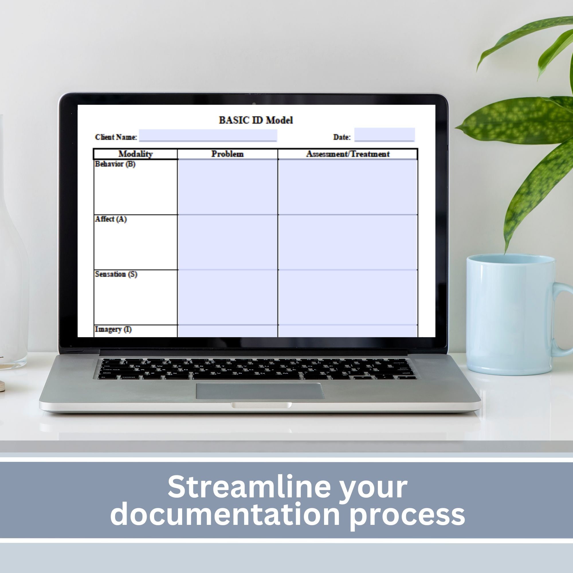 CBT BASIC ID Model, Treatment Planning Tool, Treatment Objectives ...
