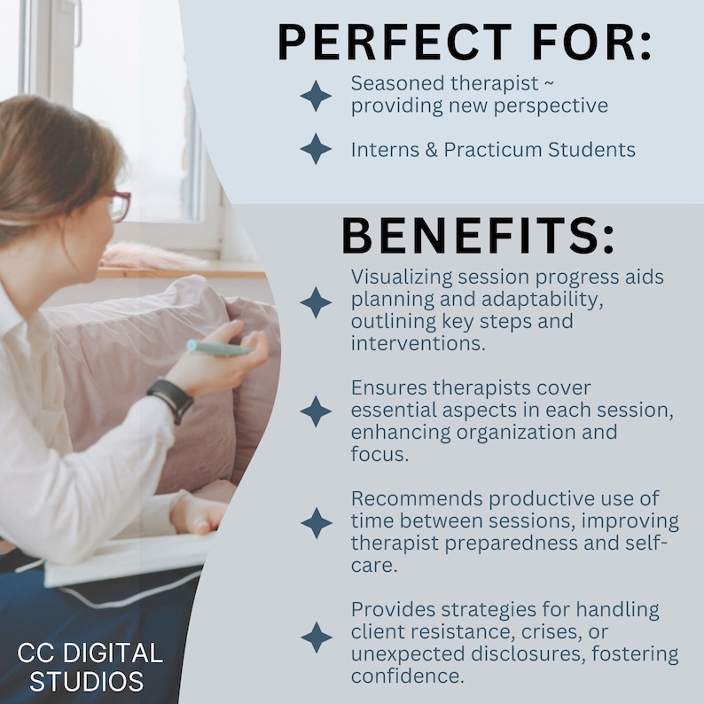 Therapy Session Guide: Counseling Tools & Checklist (digital Download ...