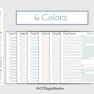 30 Minute Planner Printable, Simple Daily Planner, Time Blocking PDF ...
