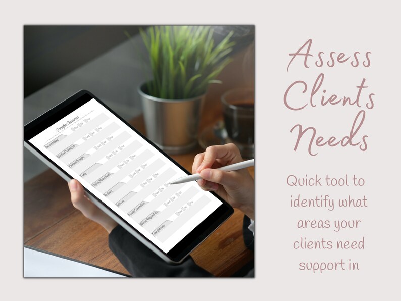 Client Strength & Resource Assessment Tool Strength Based - Etsy