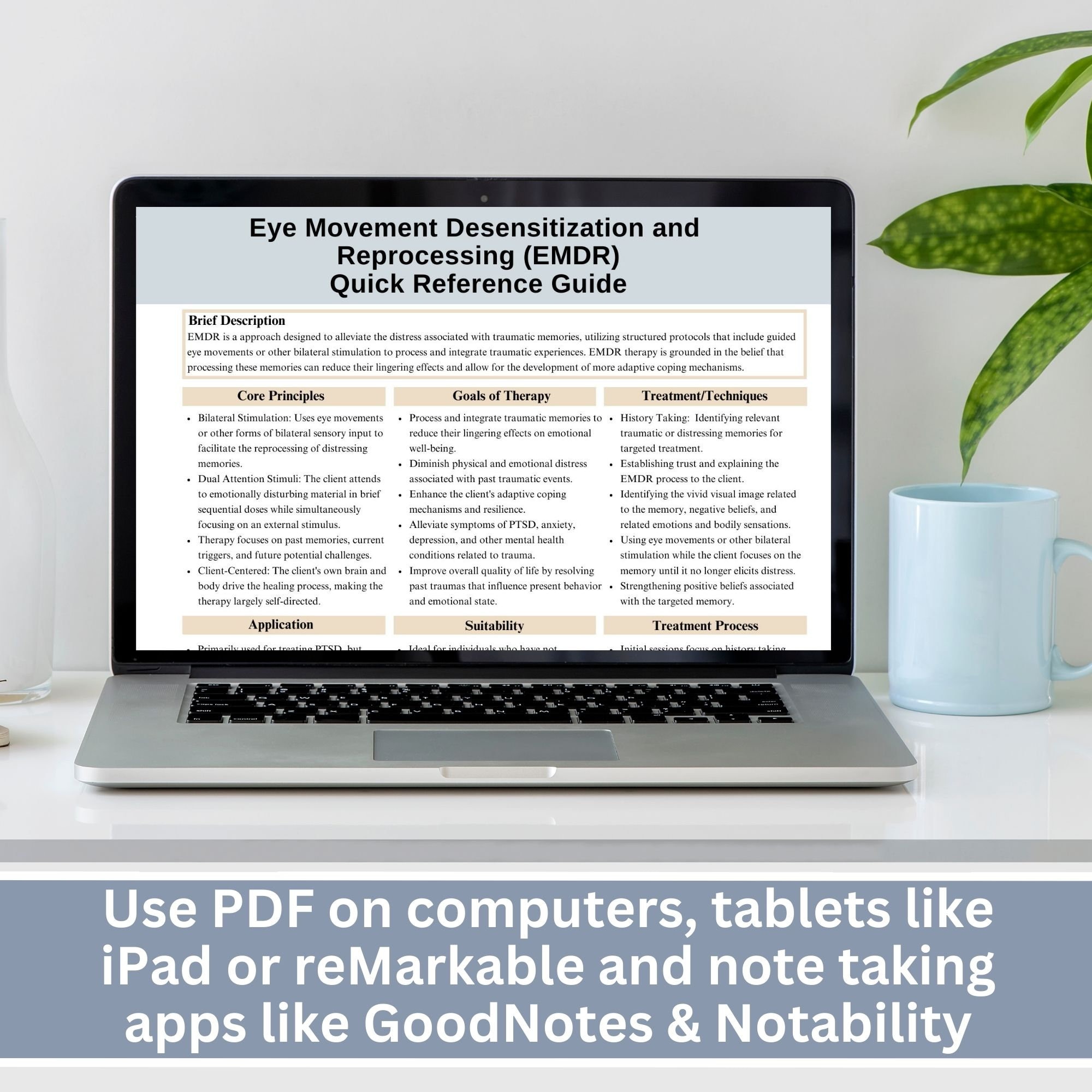 EMDR Therapy Mental Health Psychoeducation, Therapy Handout, EMDR ...