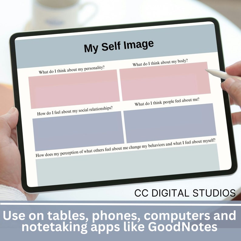 Self Esteem Therapy Worksheets, Self Confidence Building, Self Love ...