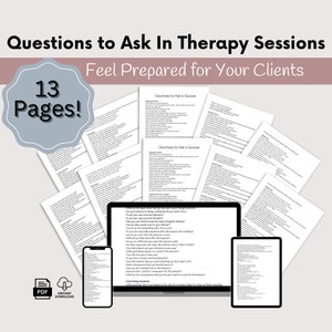 Solution Focused Therapy Questions Cheat Sheet Therapy - Etsy Canada