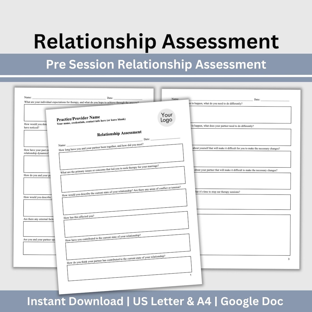 Marriage Meeting Client Intake Form, Couples Questions for Couples ...