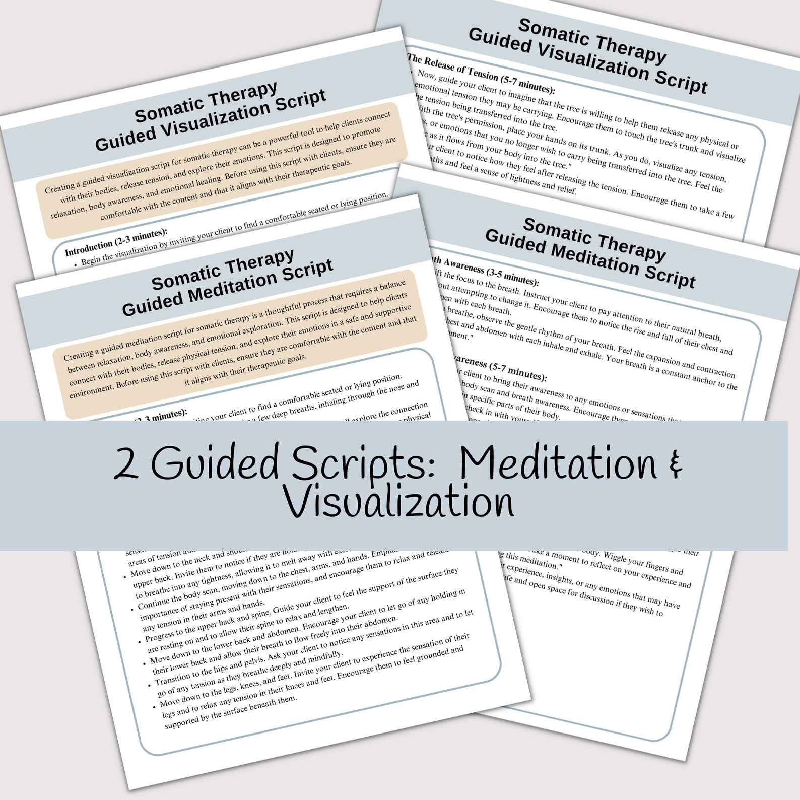 Somatic Therapy Cheat Sheets for Mental Health Clinicians, Techniques ...