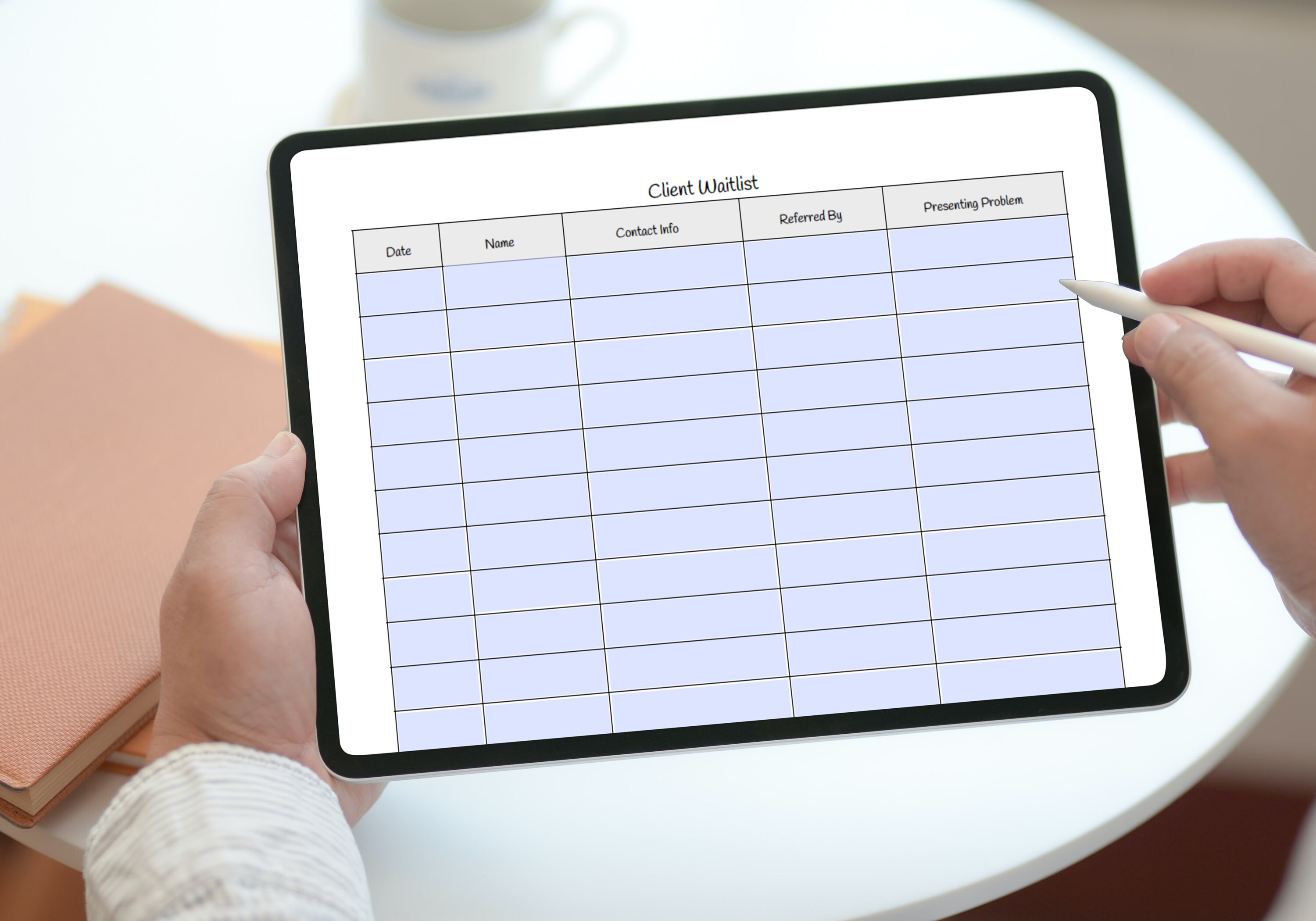 Client Waitlist Printable & Fillable Client Tracker - Etsy
