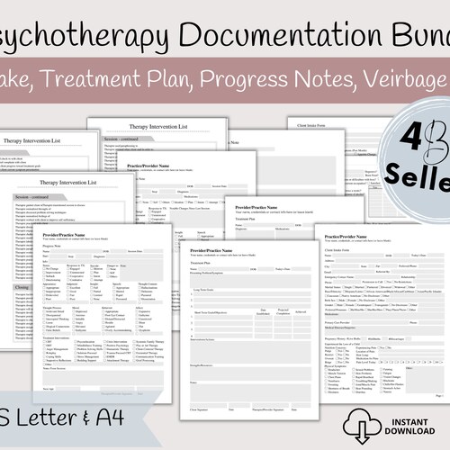 Documentation Bundle Progress Note Template Clinical Terms - Etsy