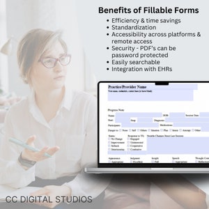 Progress Notes for Therapists, Fillable & Editable Form, Client ...
