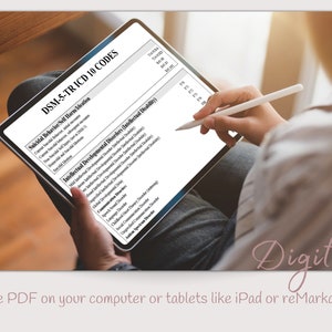 Mental Health Codes Cheat Sheet, DSM-5 Code, Clinical Terms Reference ...