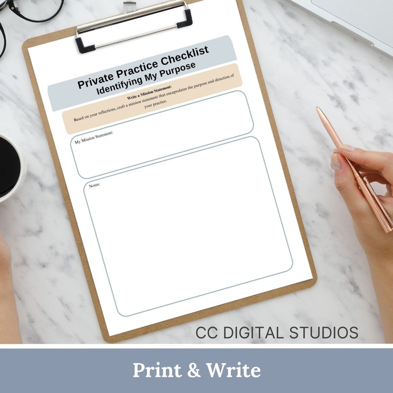 Mental Health Private Practice Checklist: Counselor Business Plan (digital Download) - Etsy