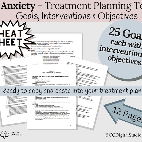 Measurable Treatment Plans - Etsy