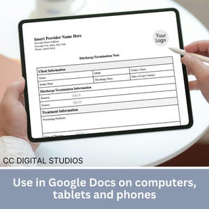 Therapist Discharge Note Template: Termination Summary & Checklist ...