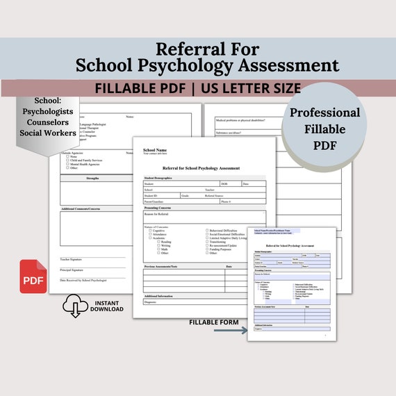 Plantilla De Evaluacion Psicologica
