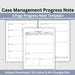 Social Worker Progress Note Template Editable Google Doc SOAP/DAP Form ...