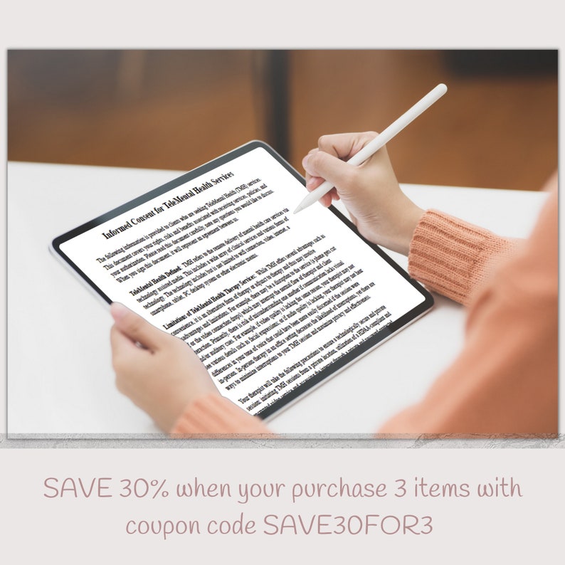 Informed Consent for Telehealth Services for Minors, Fillable PDF ...