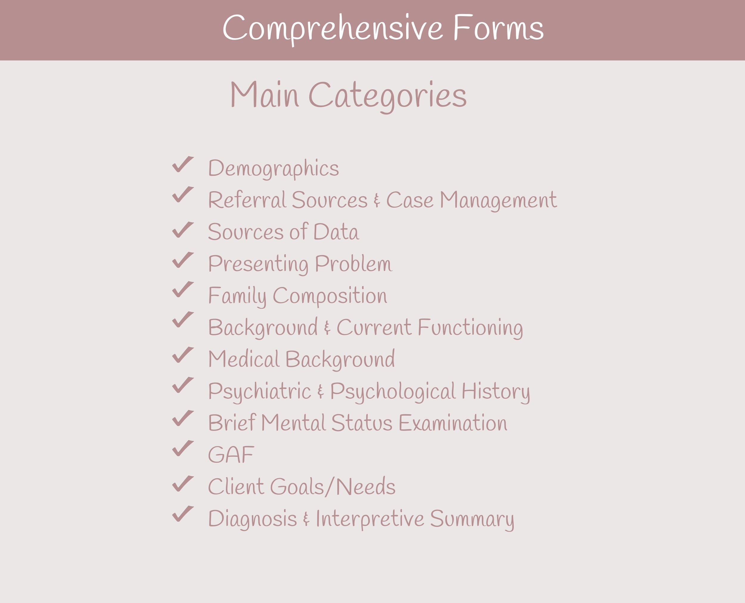 Biopsychosocial Intake Assessment Form Comprehensive Fillable - Etsy ...