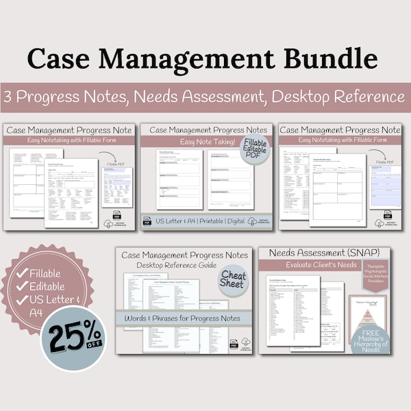 Case Worker Planner - Etsy Canada