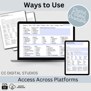 Progress Notes for Therapists, Fillable & Editable Form, Client ...