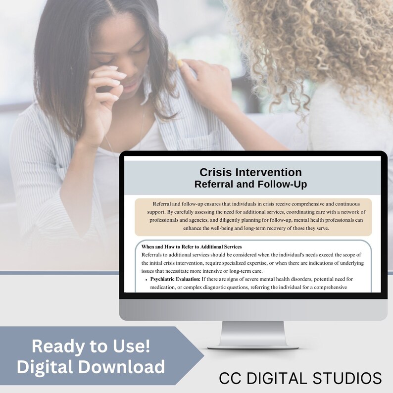 Mental Health Crisis Intervention Guide, Cheat Sheets Reference Sheets ...