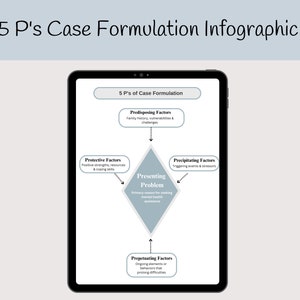 Case Formulation Template, 5 P's of Case Formulation Worksheets, Client ...