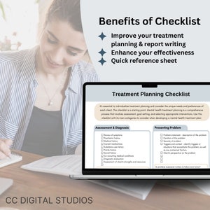 Therapist Treatment Plan Checklist: Therapy Documentation Cheat Sheet ...