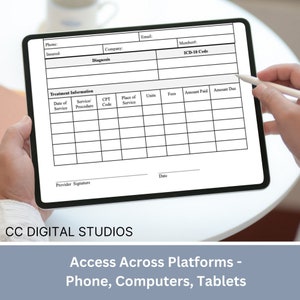 Mental Health Superbill Template: Editable Client Billing Invoice ...