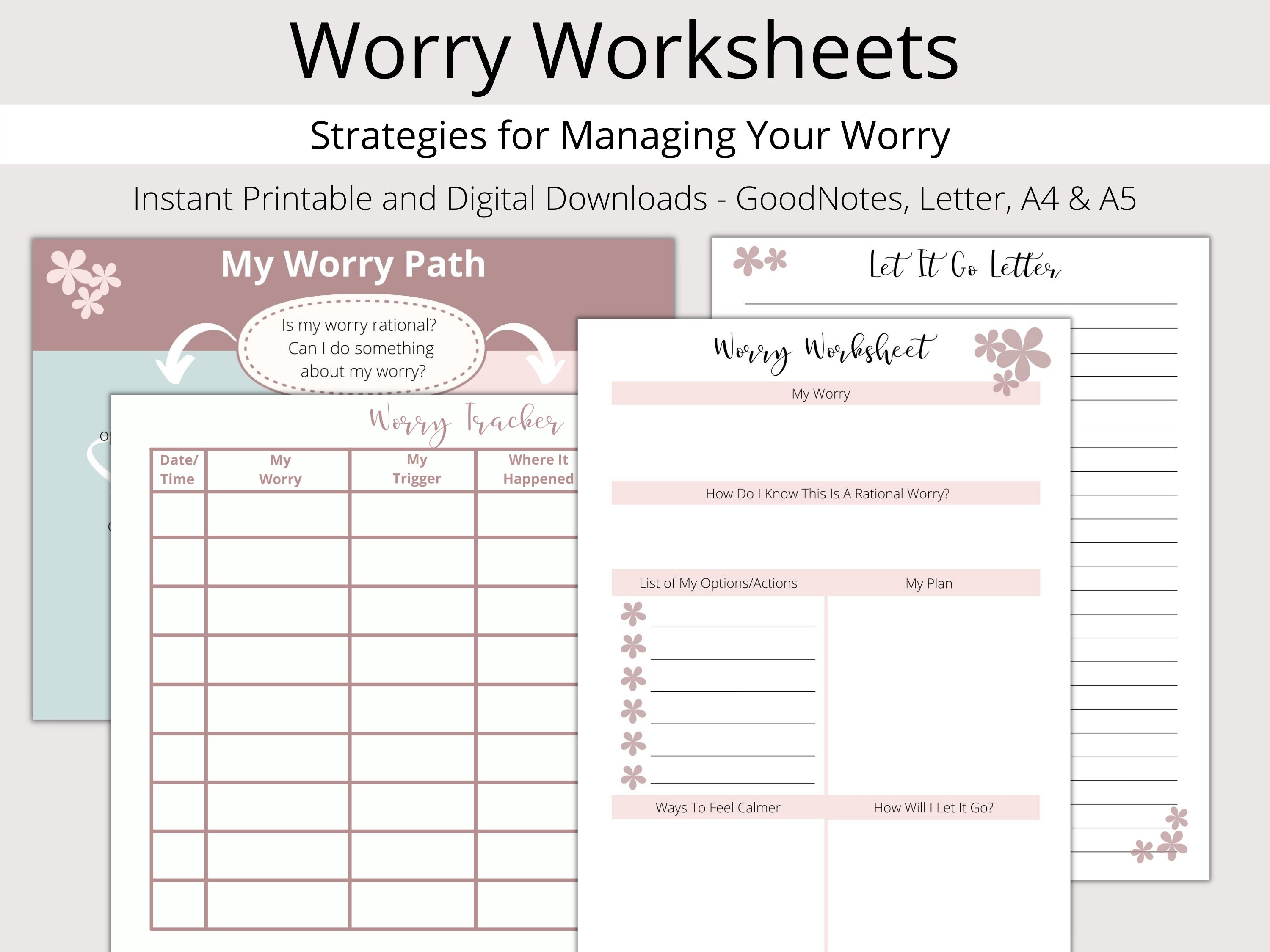 Worry Control Worksheet
