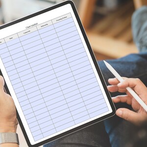 Client Waitlist, Printable & Fillable Client Tracker, Therapist Private ...