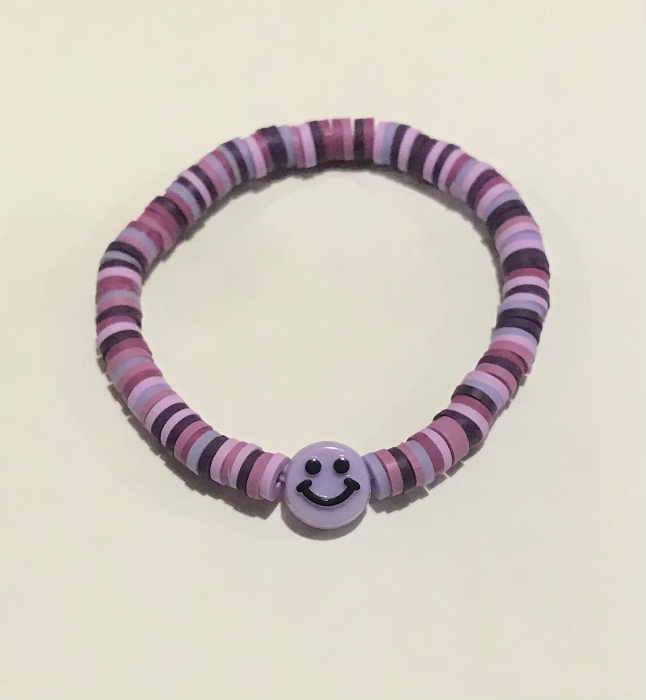 Beaded Smiley Face Bracelet - Etsy