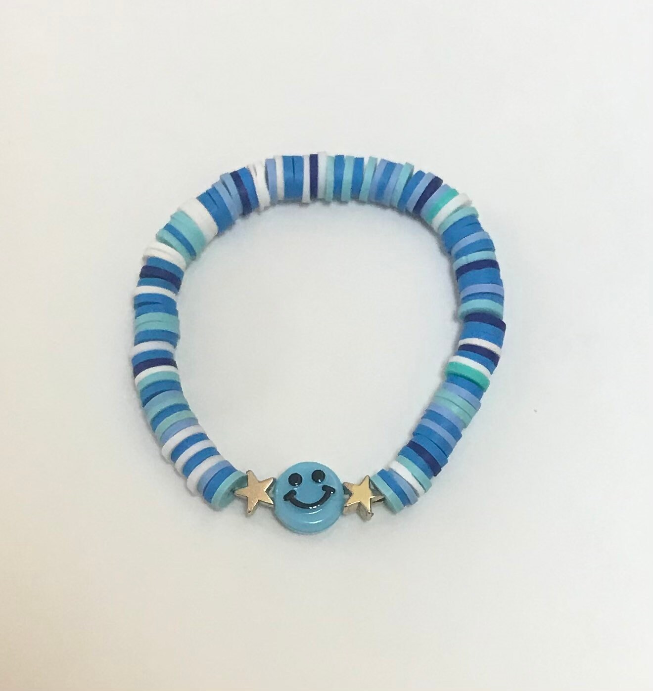 Beaded Smiley Face Bracelet - Etsy