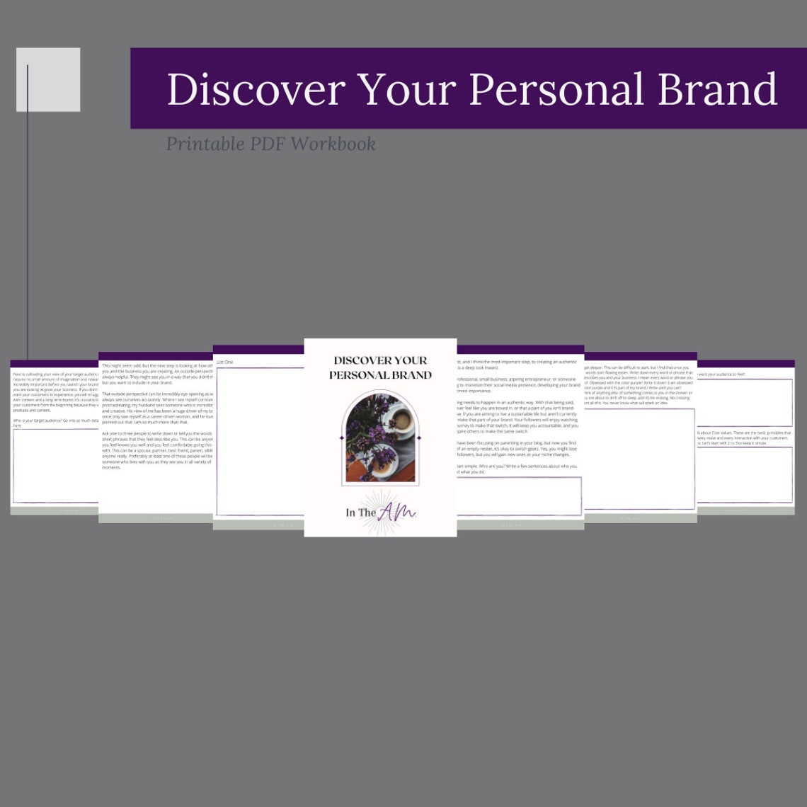 Discover Your Personal Brand Workbook - Etsy