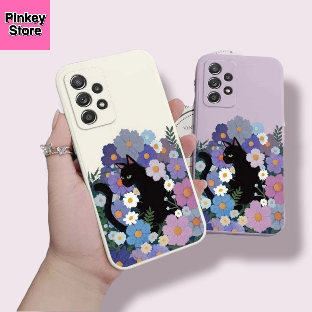 Cat Phone Case For Samsung A73 A53 A33 A23 A13 A03 A03s A72 Etsy