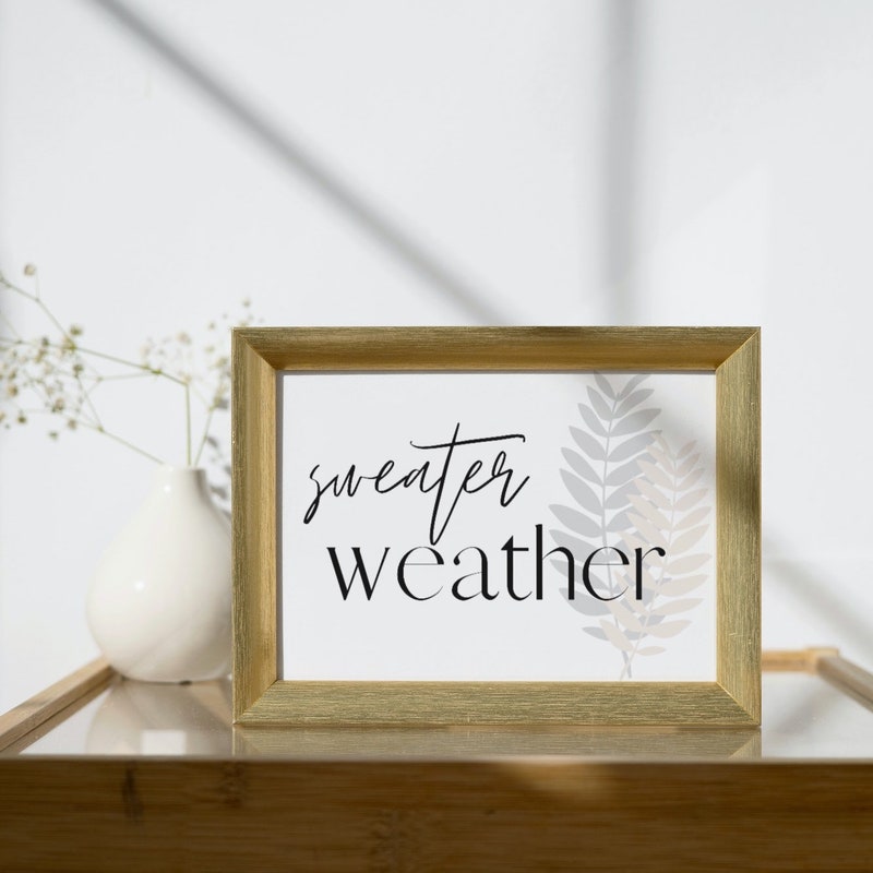 Sweater Weather Printable - Etsy