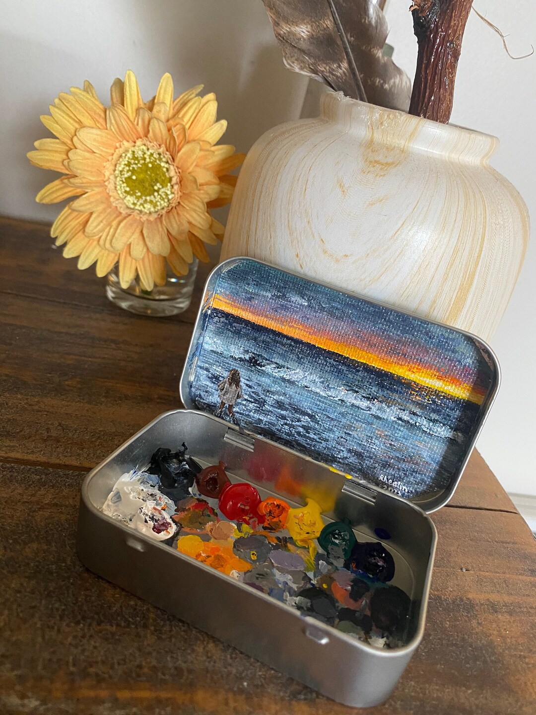Painting in an Altoids Tin, Altoid Tin Painting, Mini Painting ...