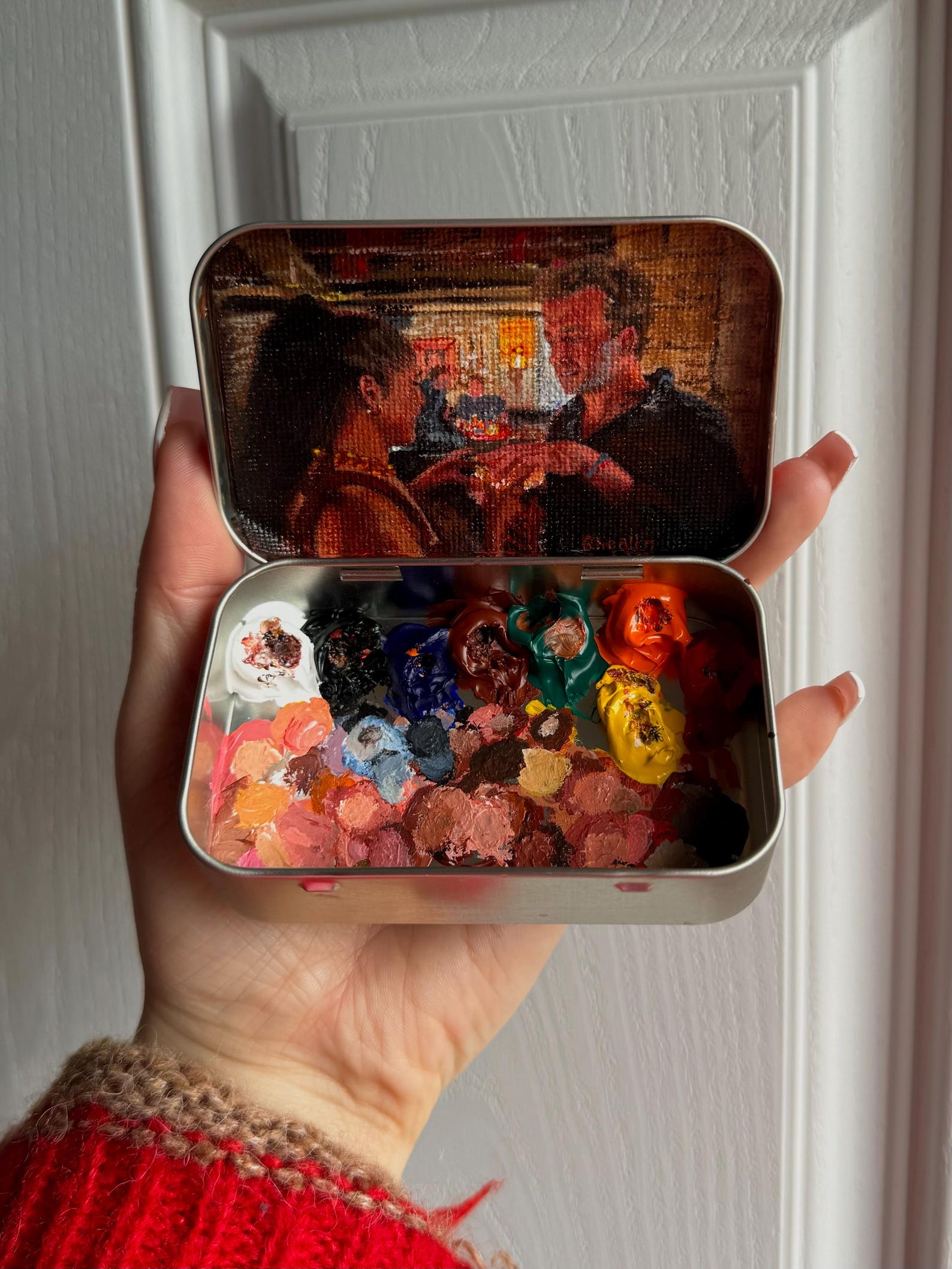 Altoids Tin Painting, Custom Acrylic Miniature Art, Personalized Gift ...