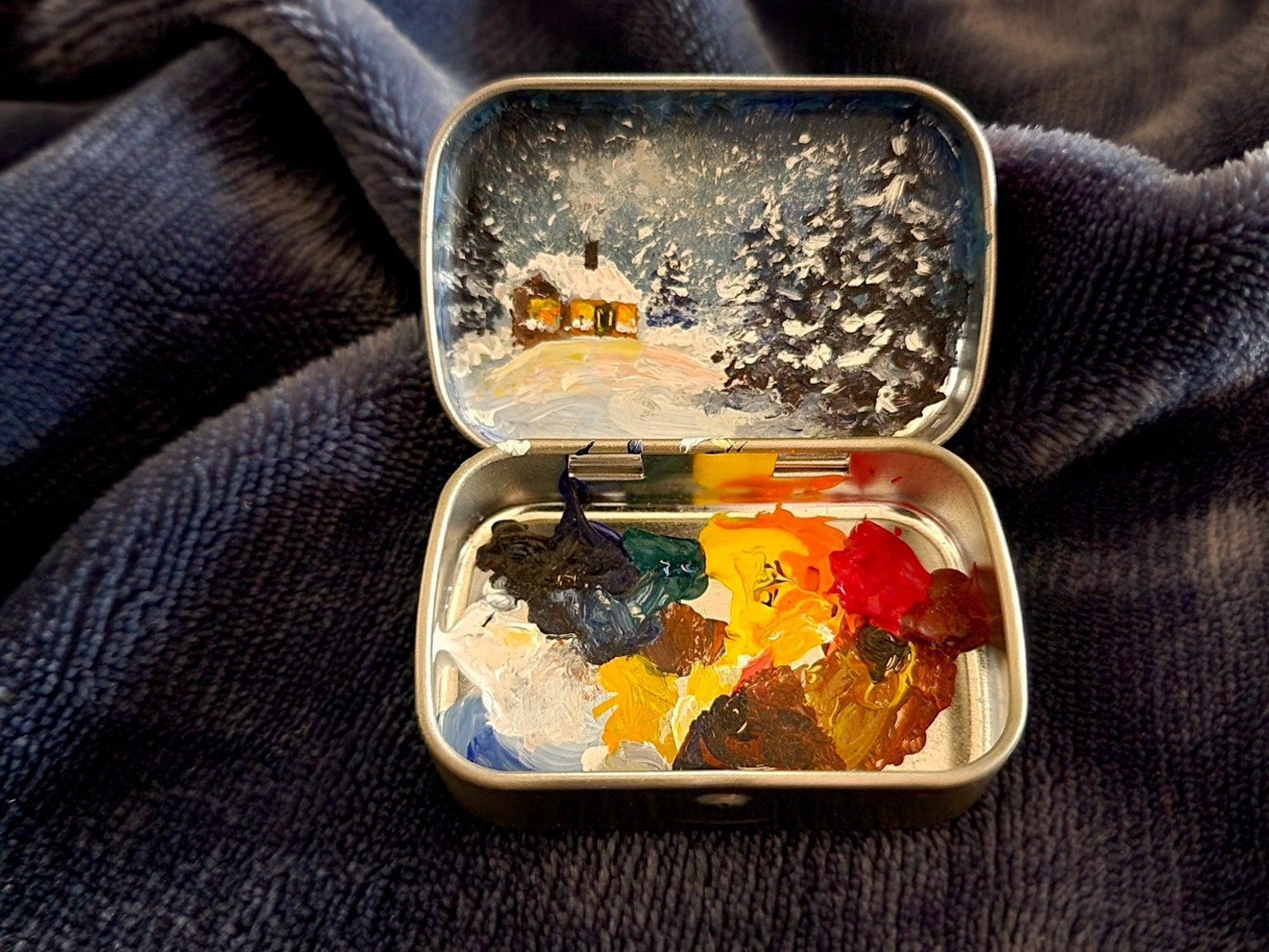 Altoids Tin Painting, Custom Acrylic Miniature Art, Personalized Gift ...