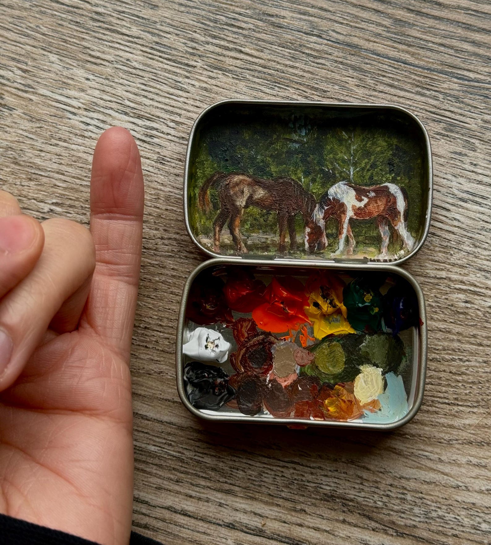 Altoids Tin Painting, Custom Acrylic Miniature Art, Personalized Gift ...