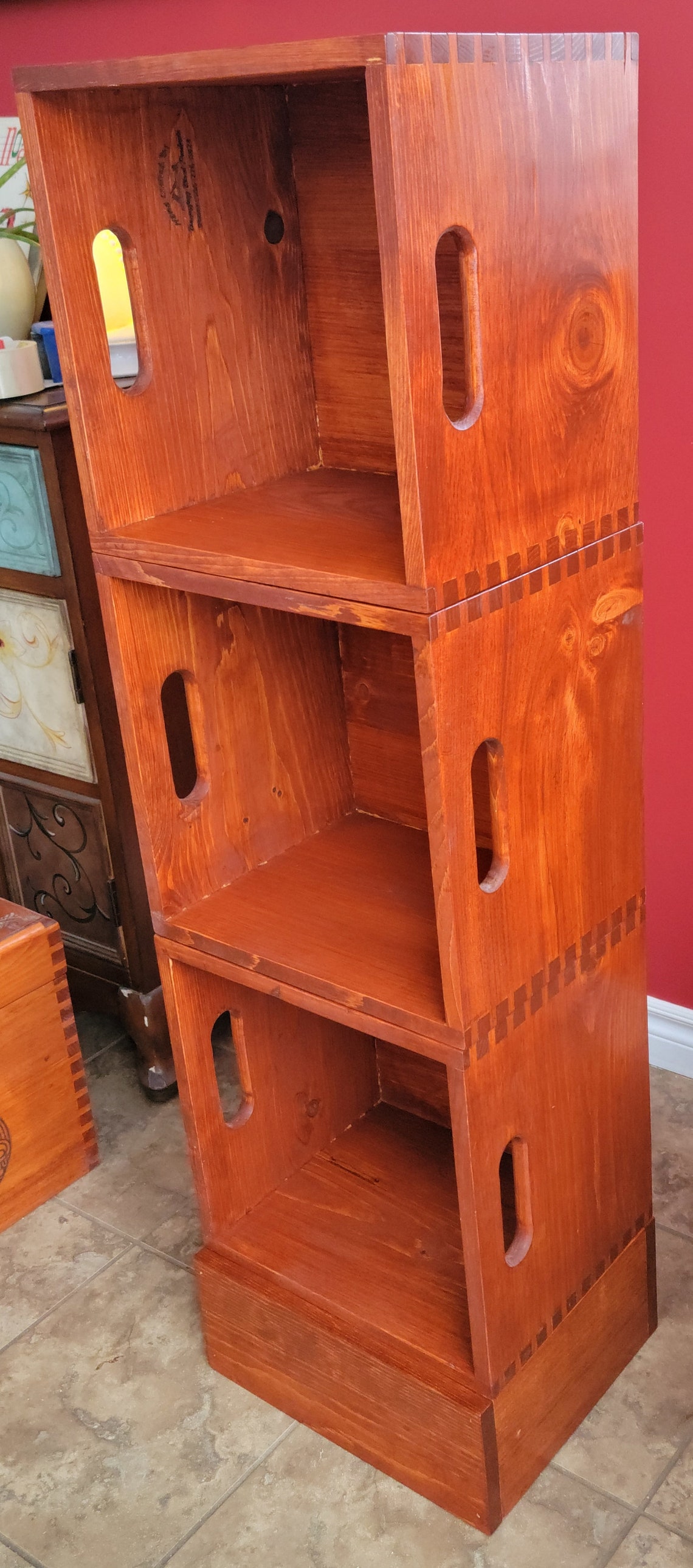 12 DJ Vinyl Record Crates Stained With Dovetail Joints - Etsy