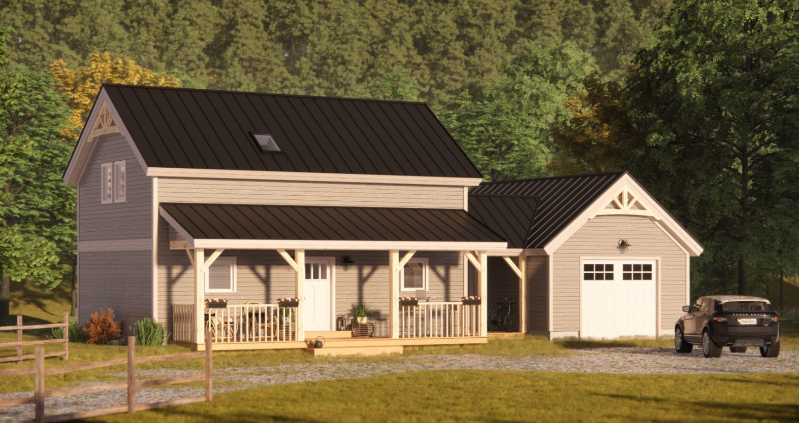 18' X 32' Timber Frame Cabin Full Plan Set - Etsy