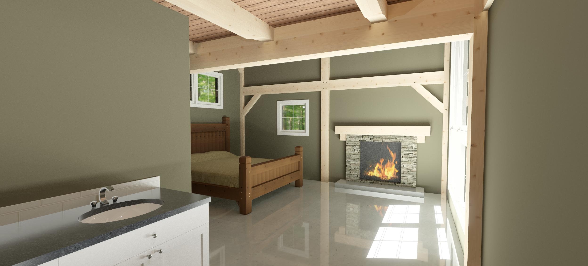 18' X 24' Gravel Run Cabin Timber Frame Plan Set - Etsy