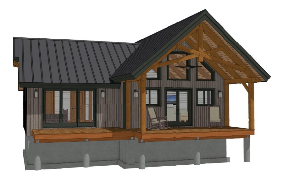 20' X 24' River Bend Cabin II Timber Frame Plan Set - Etsy