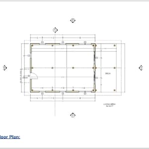 24' X 32' Hemlock Cabin I Timber Frame Plan Set - Etsy