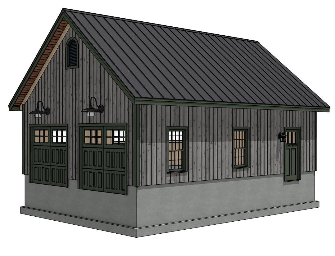22' X 32' Westfield Barn II Timber Frame Plan Set - Etsy