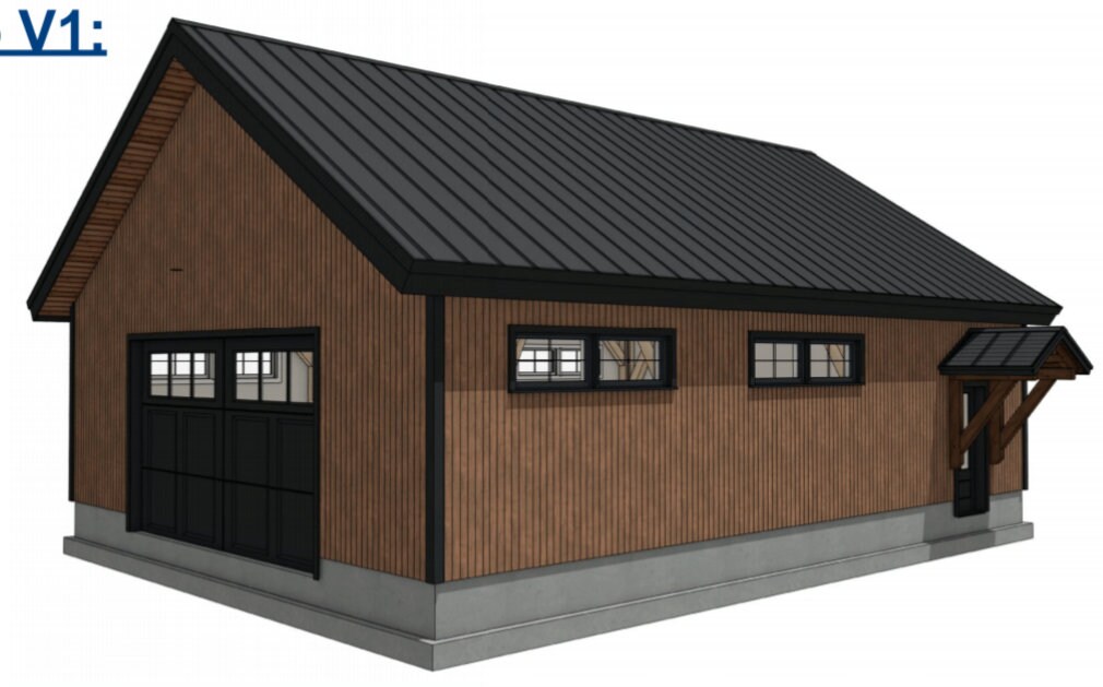 30' X 42' Woodshop I Timber Frame Plan Set - Etsy