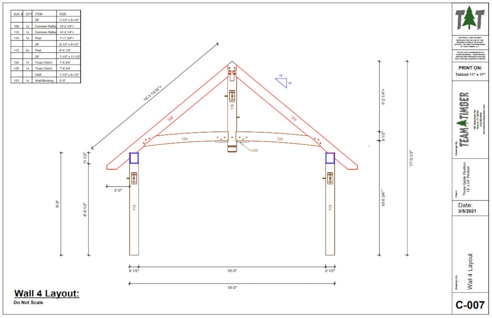 18' X 24' 3 Gable Timber Frame Pavilion - Etsy