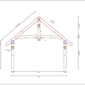 18' X 24' 3 Gable Timber Frame Pavilion - Etsy