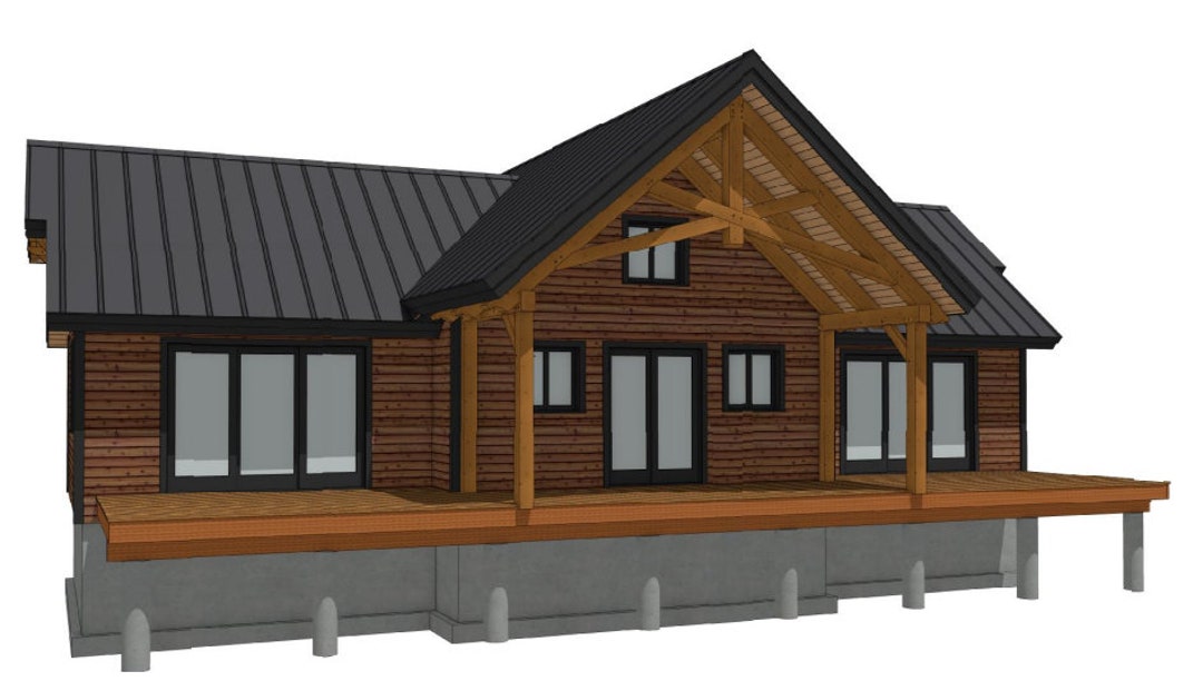 20' X 24' River Bend Cabin III Timber Frame Plan Set - Etsy