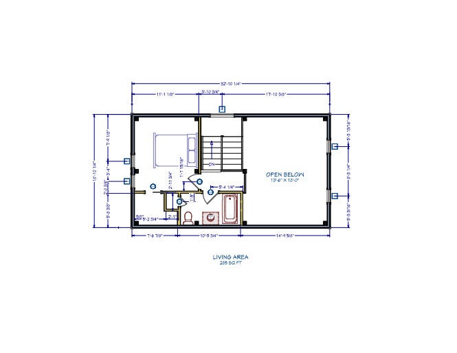 18' X 32' Timber Frame Cabin Full Plan Set - Etsy