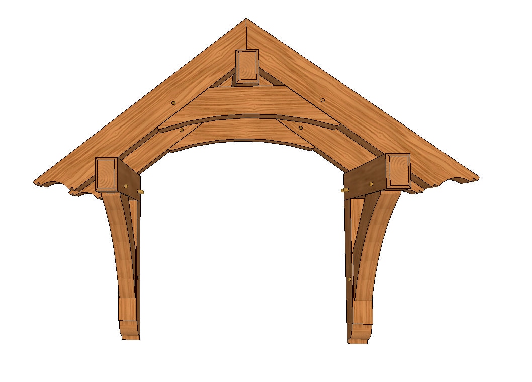 32" X 54" Timber Frame Entry Roof Plan Set - Etsy