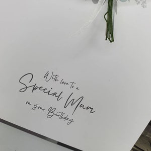 Special Mum Flower Bouquet Birthday Card Mum Birthday Card - Etsy